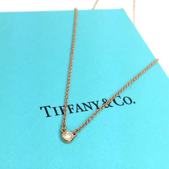 Tiffany & Co. | Bags | Tiffany Diamond Necklace By The Yard Single ...